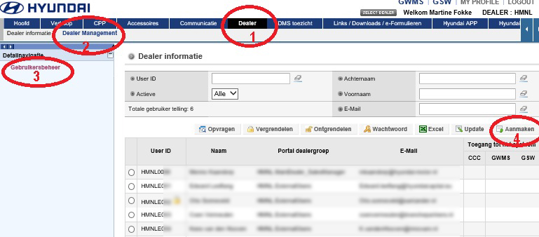 Mutatie formulier bestaande medewerker